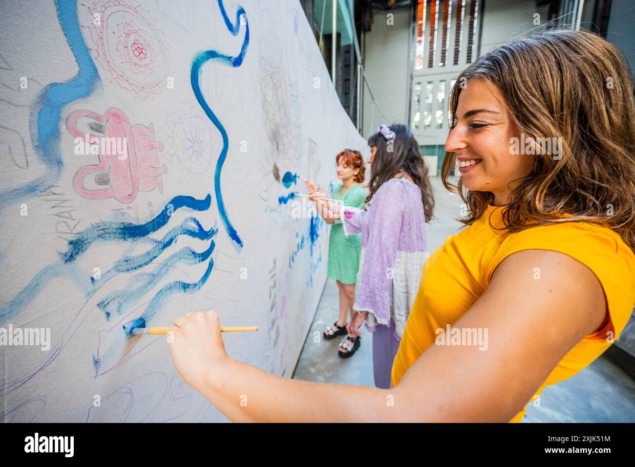 London, UK. 19th July, 2024. UNIQLO Tate Play: Oscar Murillo: The ...