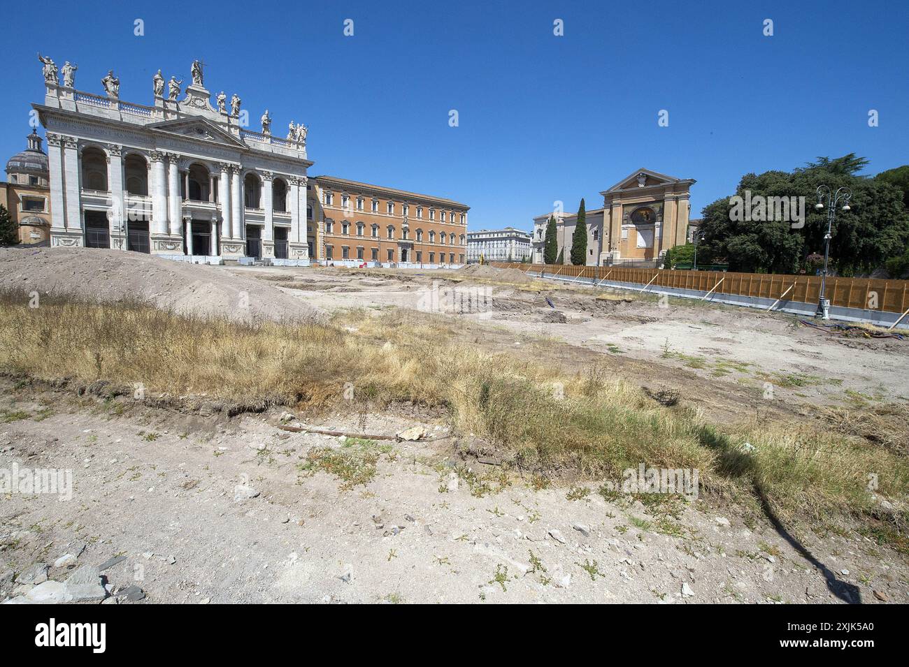 Italy, Rome, Vatican, 2024/7/19.View of the foundings dug out site ...