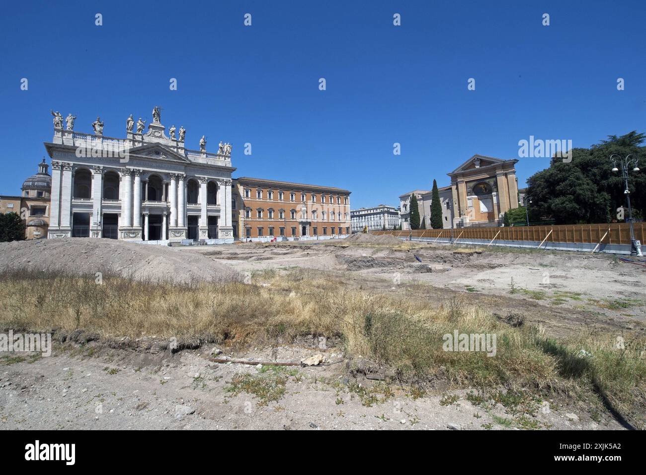 Italy, Rome, Vatican, 2024/7/19.View of the foundings dug out site ...