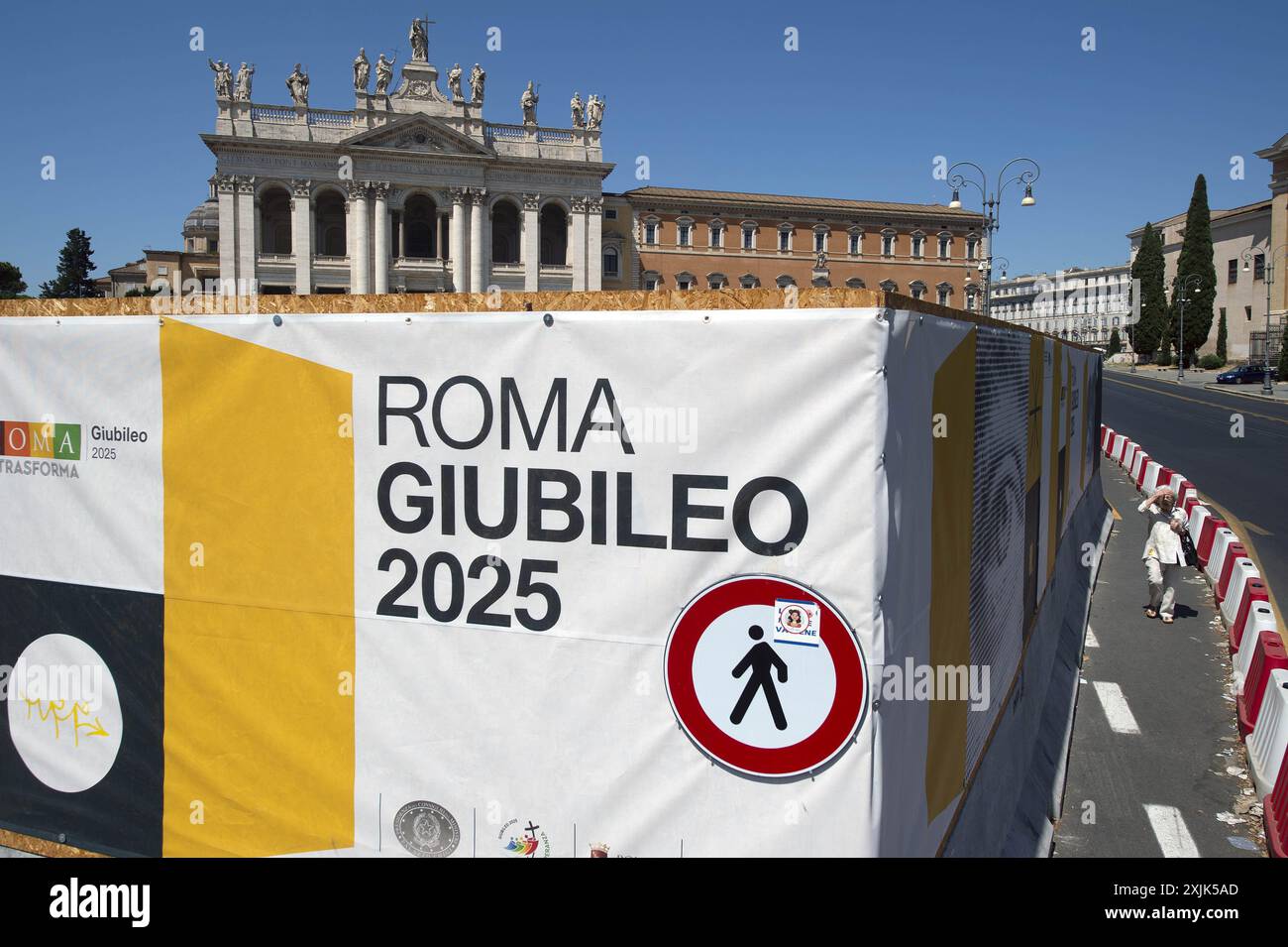 Italy, Rome, Vatican, 2024/7/19.View of the foundings dug out site ...