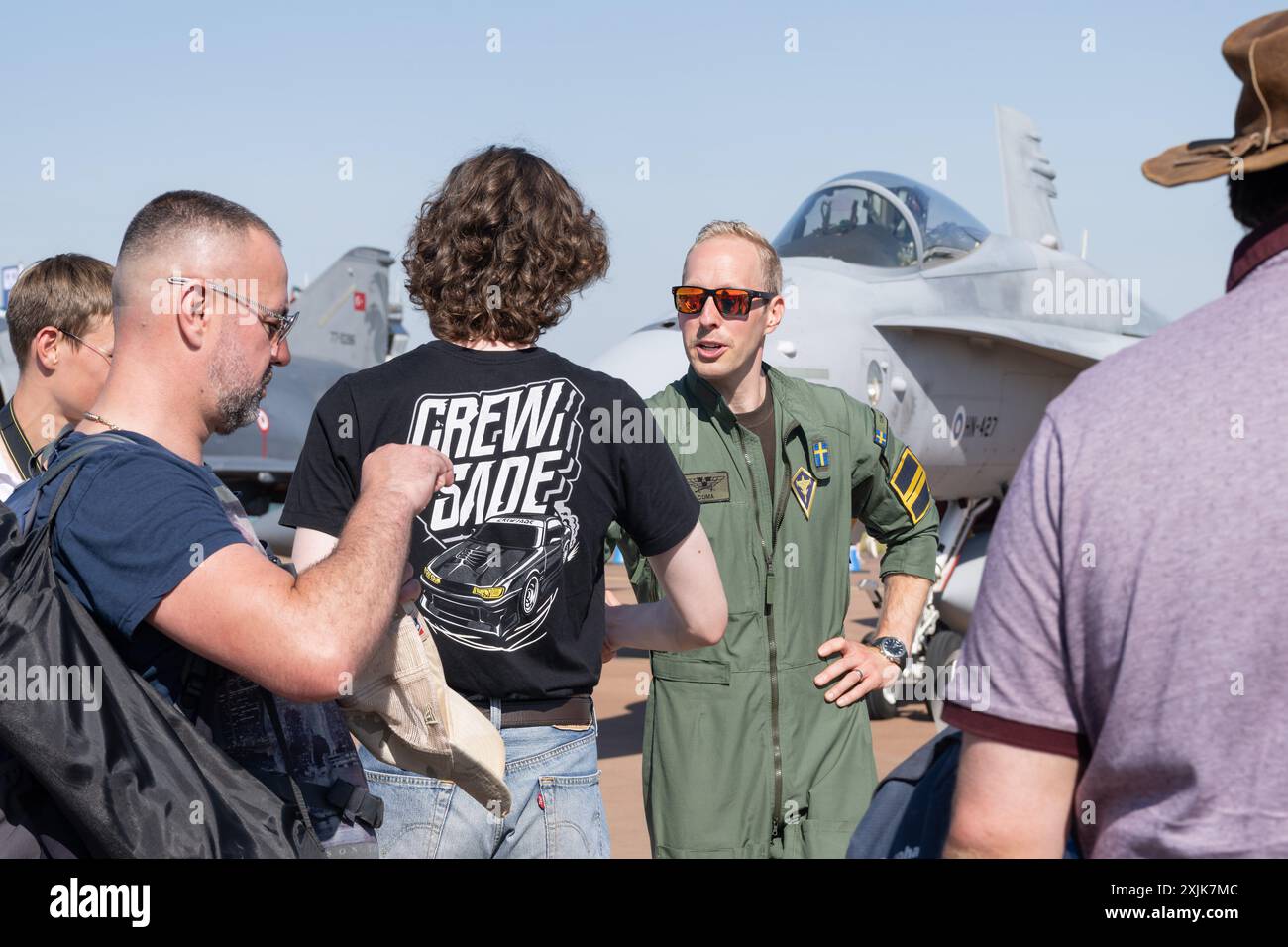 Raf Pilot Tattoos U.S. Integration At The Royal International Air