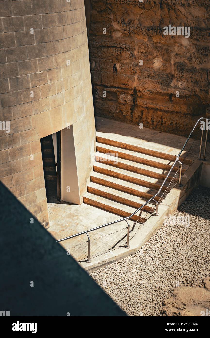 Captivating view of a historic stone structure highlighting ...