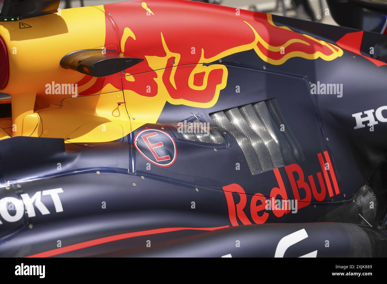 Red Bull Racing RB20, mechanical detail engine cover during the Formula ...