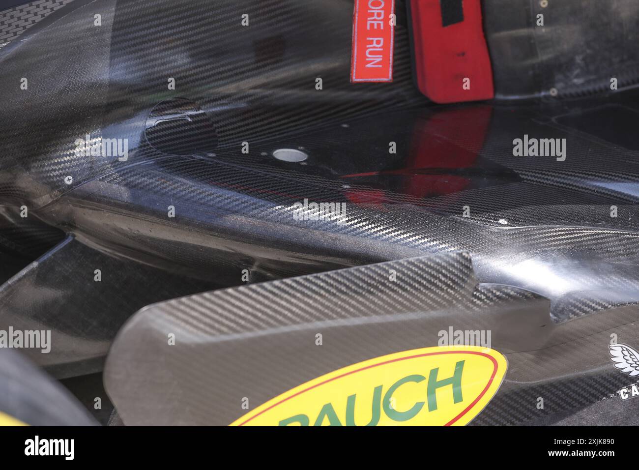 Red Bull Racing RB20, mechanical detail front corner during the Formula ...