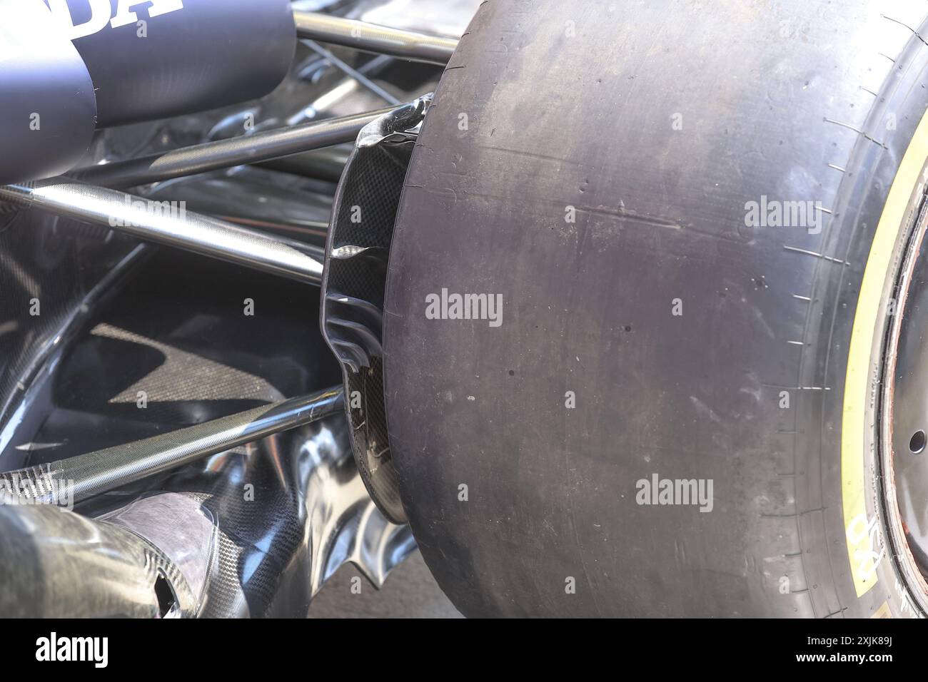 Red Bull Racing RB20, mechanical detail rear corner, brakes, freins ...