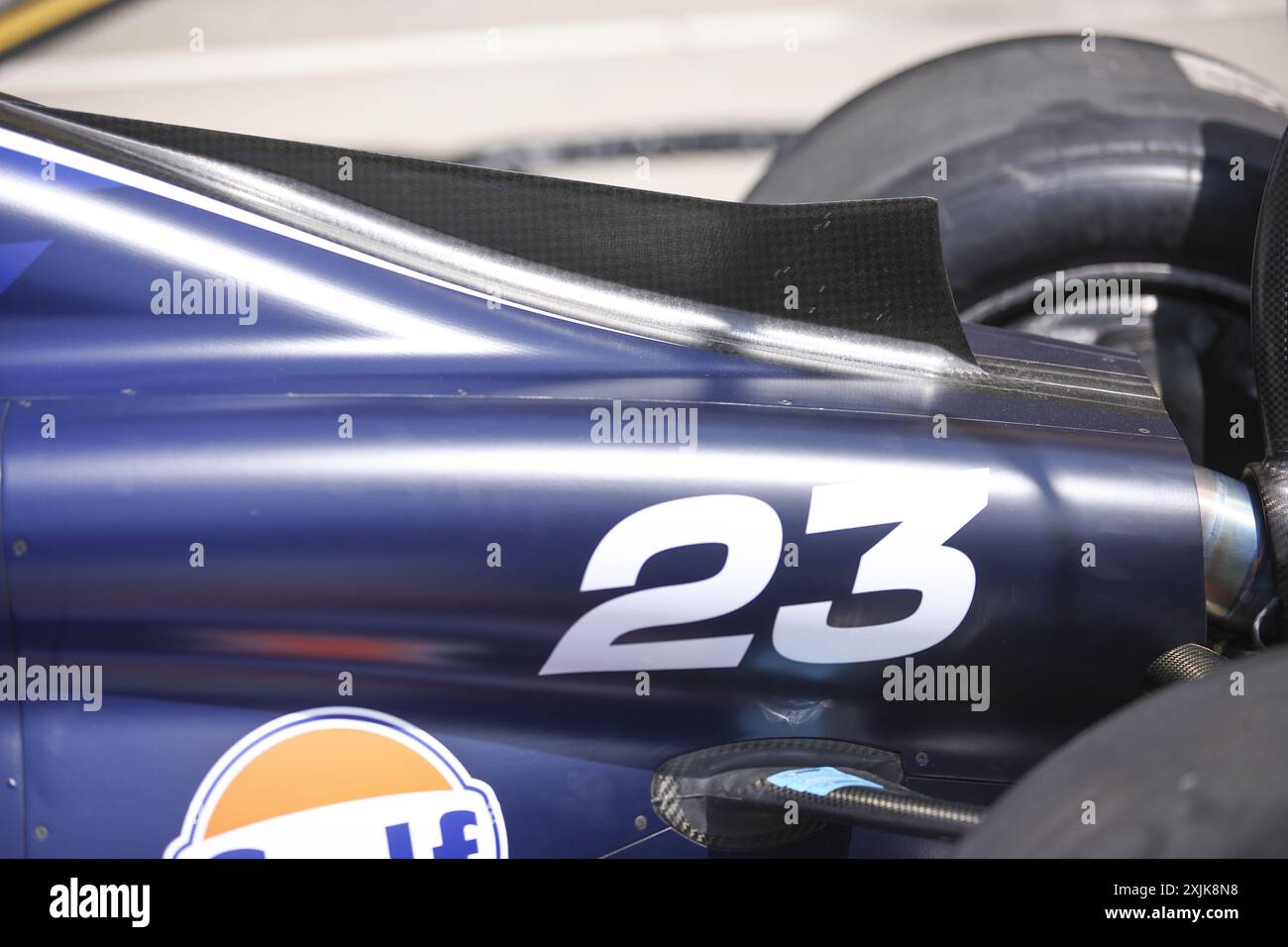 Williams Racing FW46, mechanical detail engine cover during the Formula ...