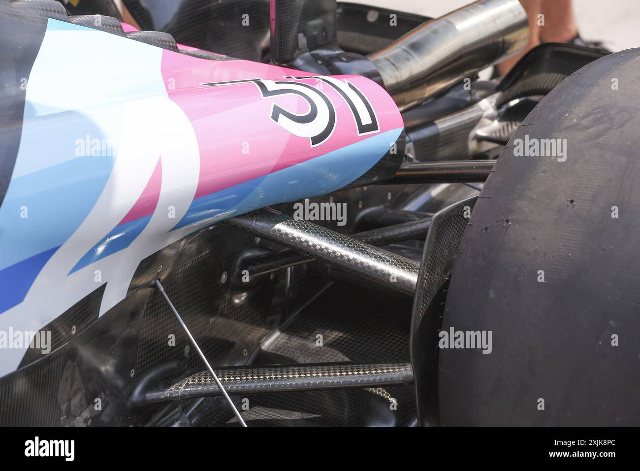 Alpine F1 Team mechanical detail rear corner during the Formula 1 ...