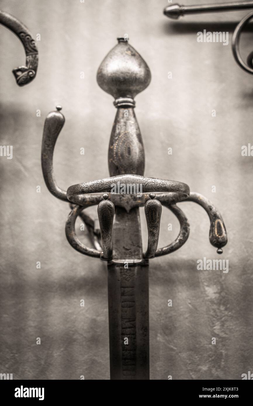 bow sword hilt, 16th century Spanish, Álava Armory Museum, Vitoria ...