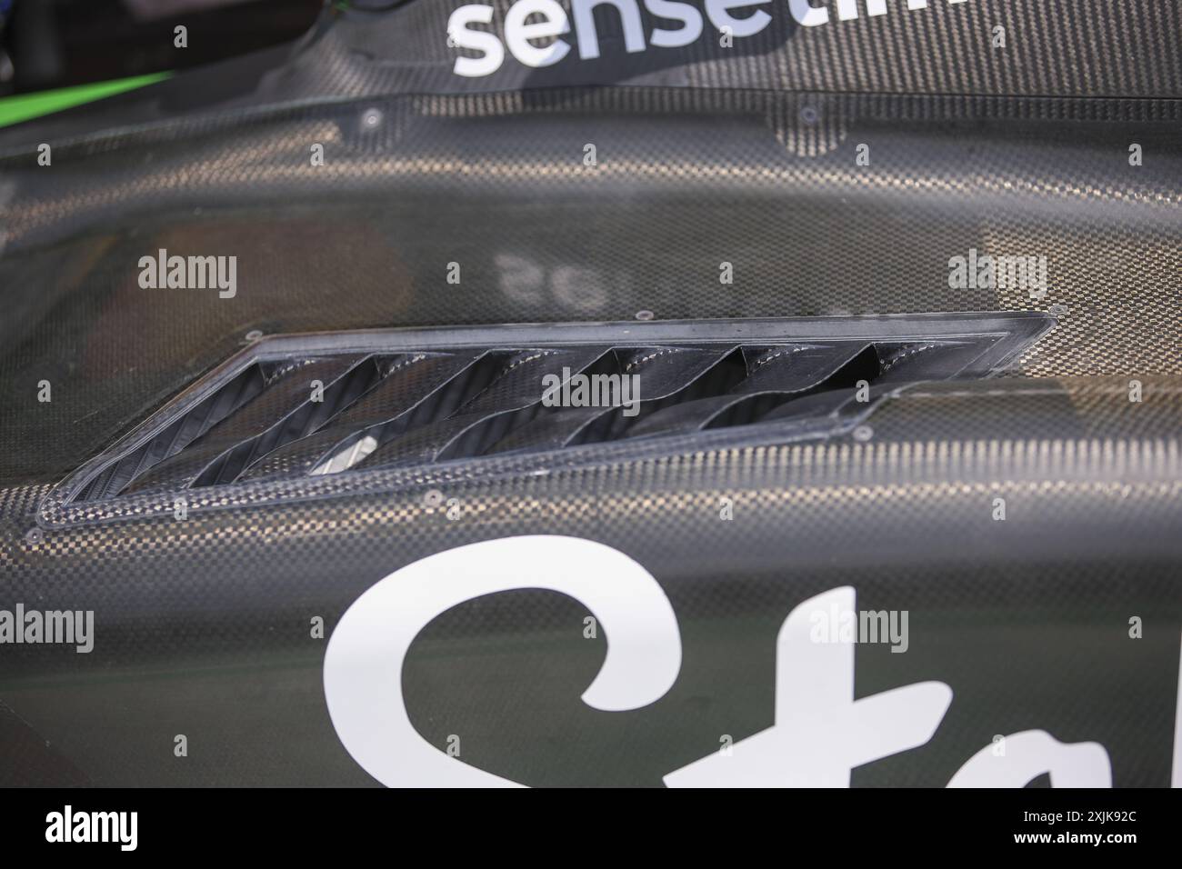Stake F1 Team Kick Sauber C44, mechanical detail, engine cover during the Formula 1 Hungarian ...