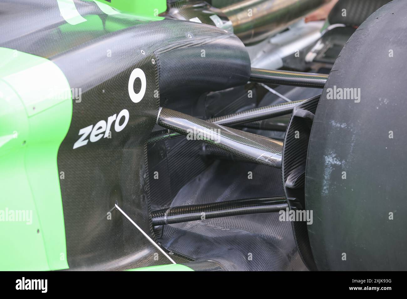 Stake F1 Team Kick Sauber C44, mechanical detail, rear corner during the Formula 1 Hungarian ...