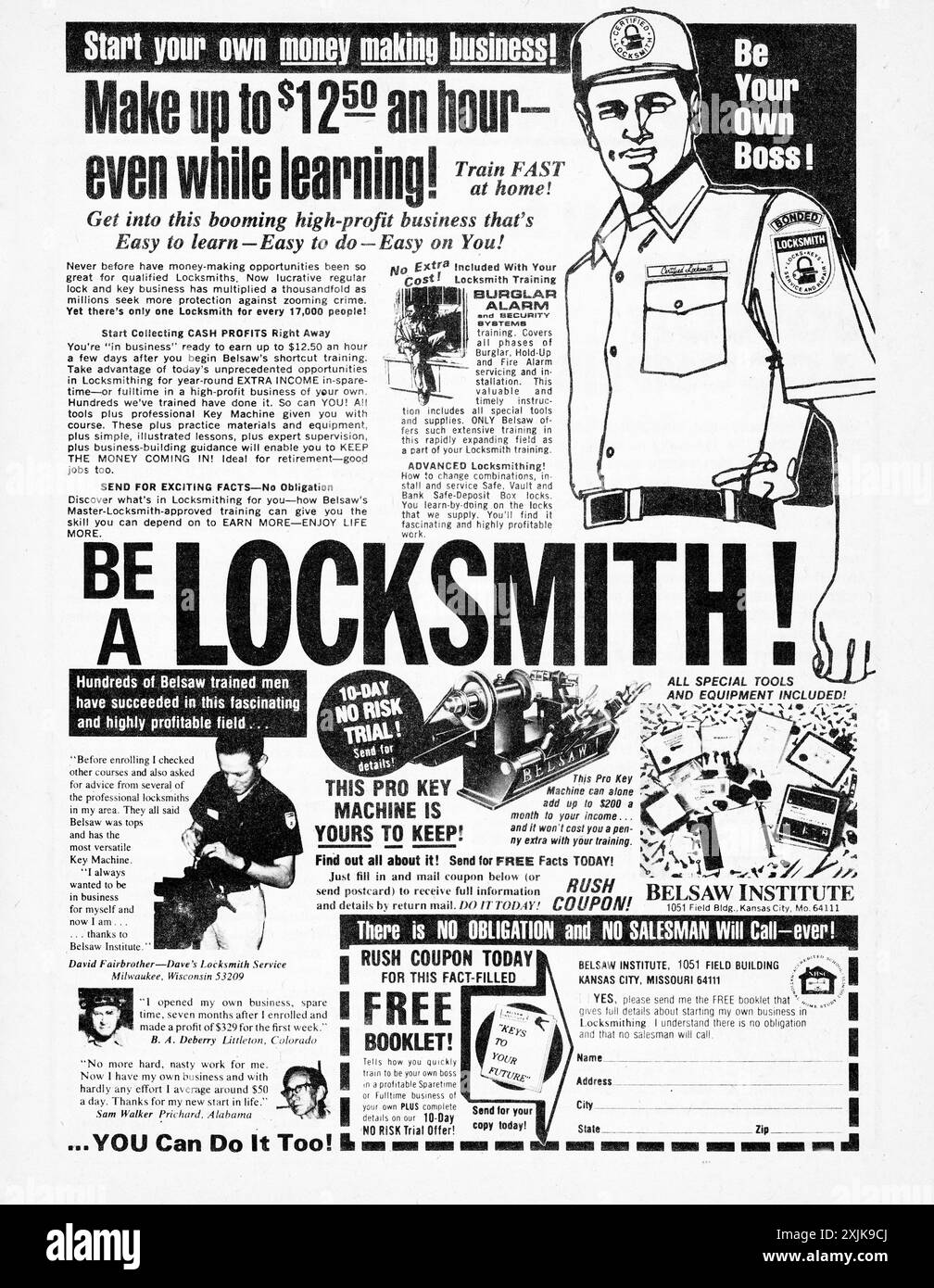 Black & white advert 1980s hi-res stock photography and images - Alamy