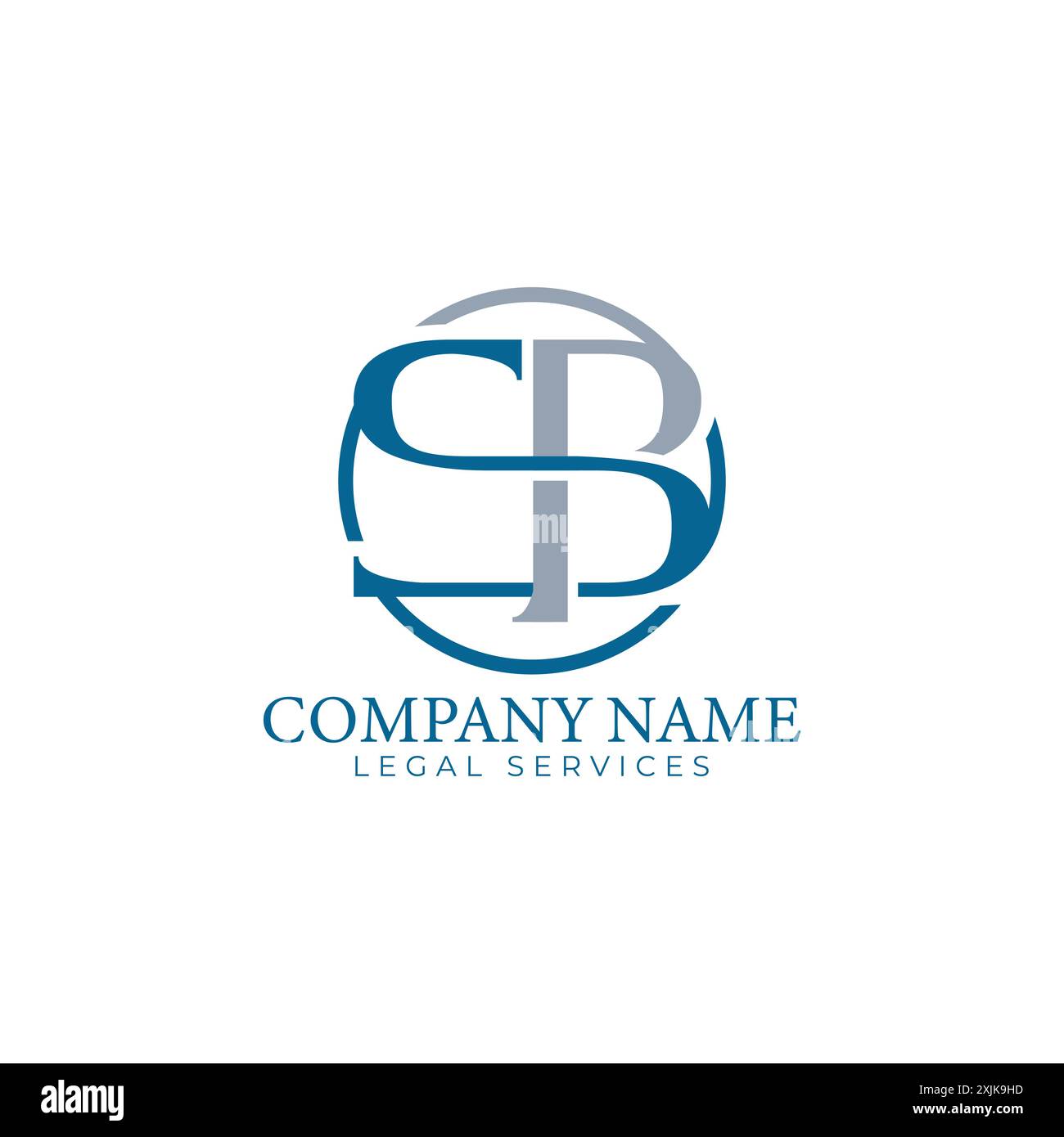 Monogram logo hi-res stock photography and images - Alamy