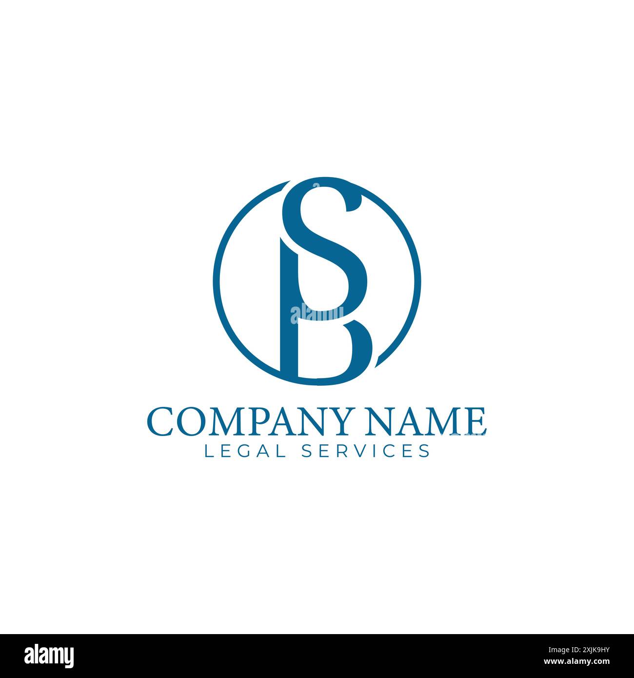 Monogram logo hi-res stock photography and images - Alamy
