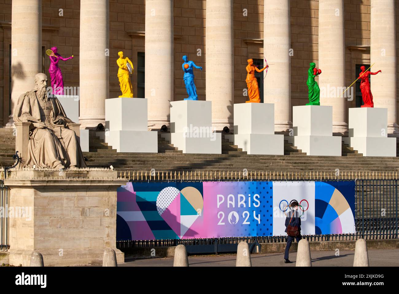 Paris 2024 Olympic Games, The National Assembly- Bourbon Palace with ...