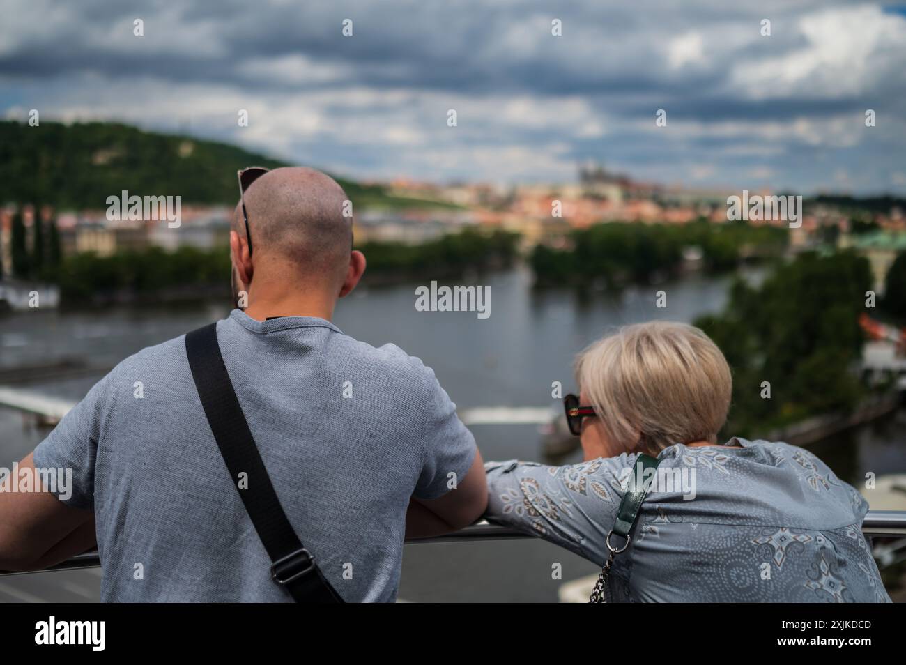 Rooftop bar with a view at The Dancing House, or Ginger and Fred ...