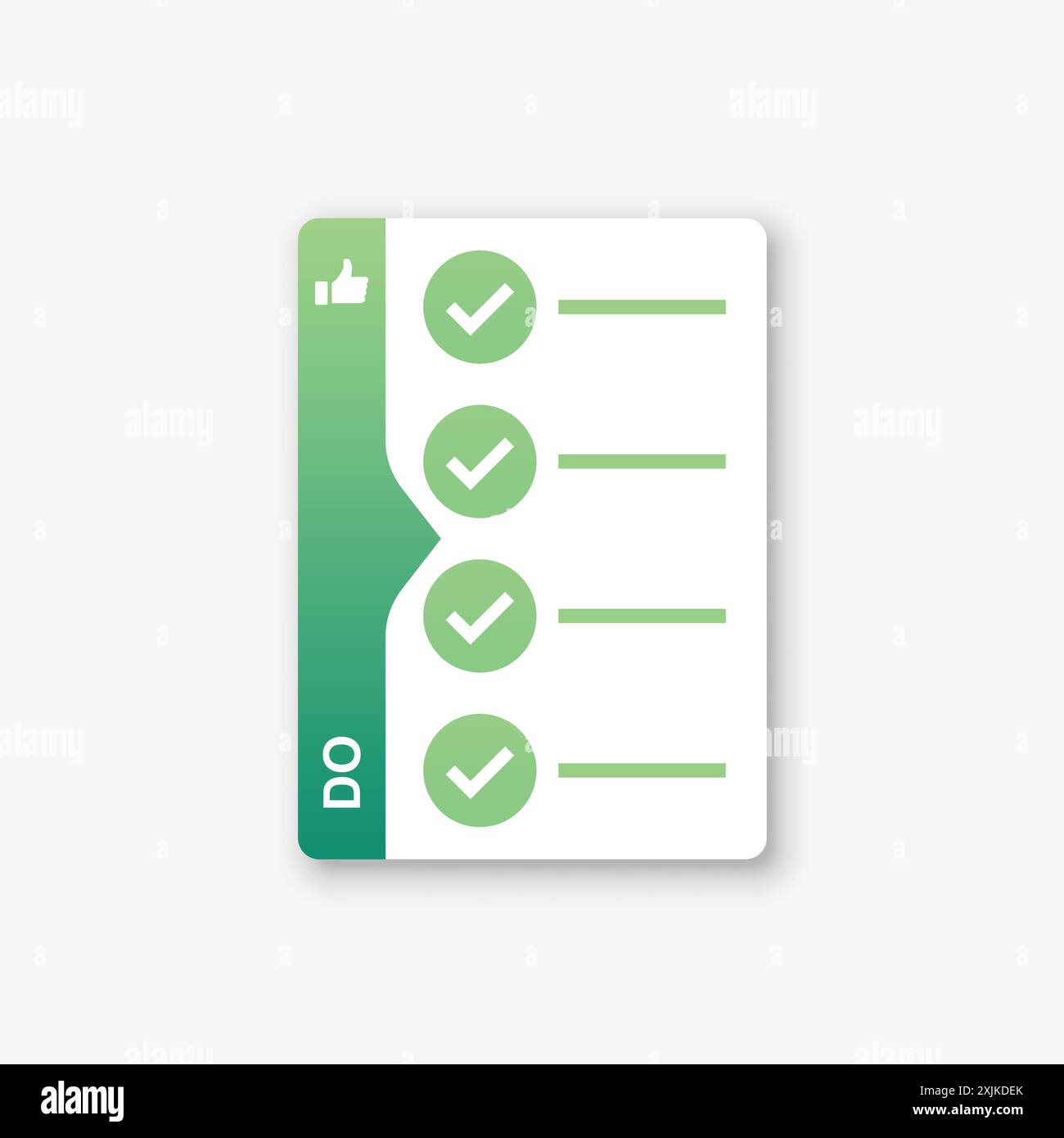 To do list or planning icon in flat style. Paper sheet with clipboard ...