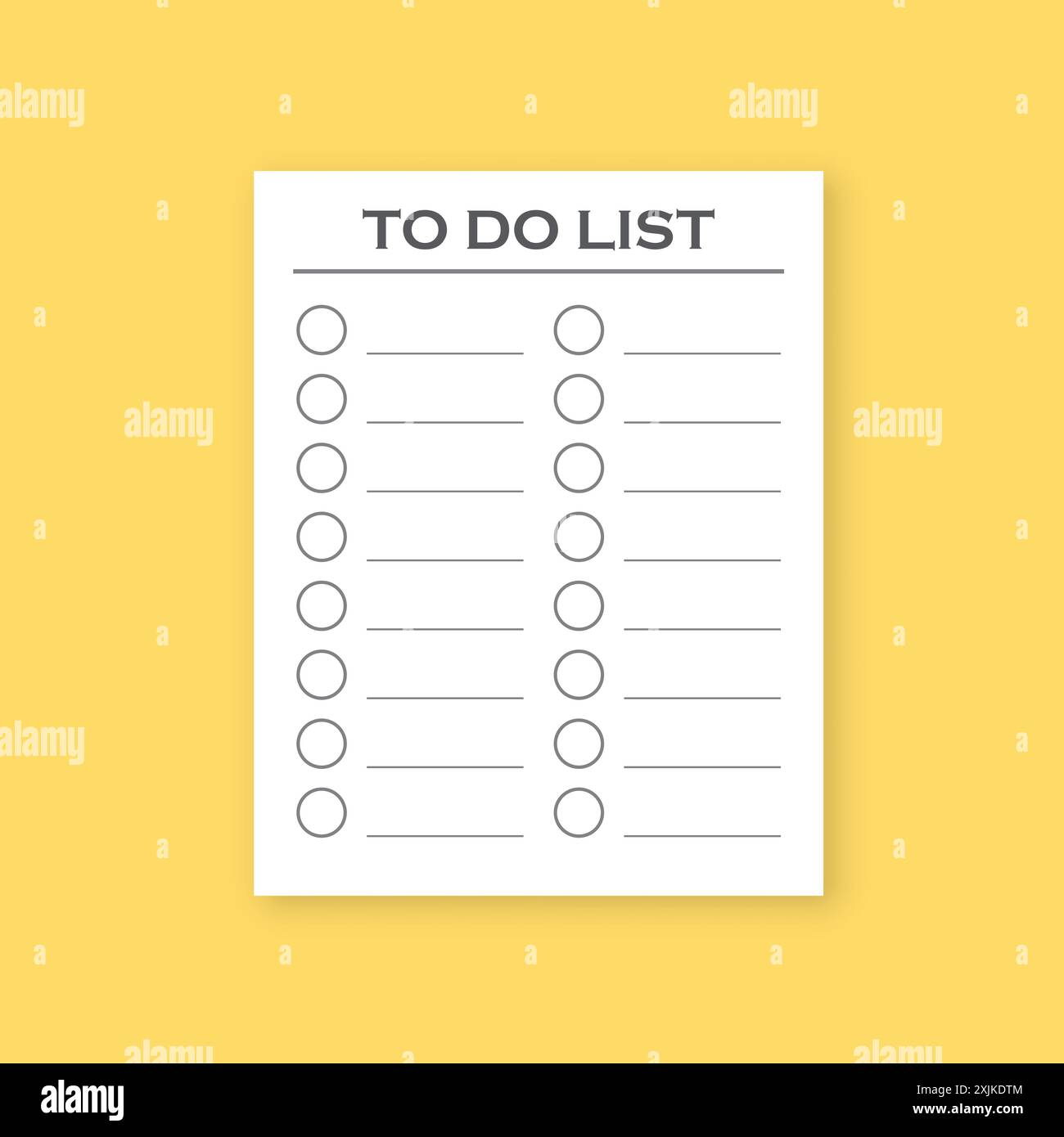To do list or planning icon in flat style. Paper sheet with clipboard ...