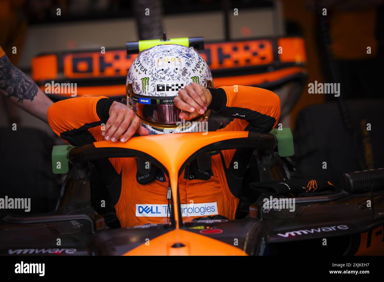 NORRIS Lando (gbr), McLaren F1 Team MCL38, portrait during the Formula 1 Hungarian Grand Prix ...