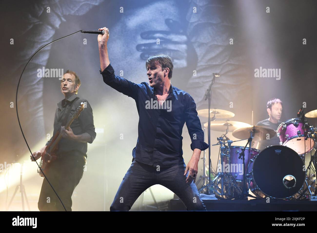 UK. 18th July, 2024. LONDON, ENGLAND - JULY 18: Mat Osman, Brett ...