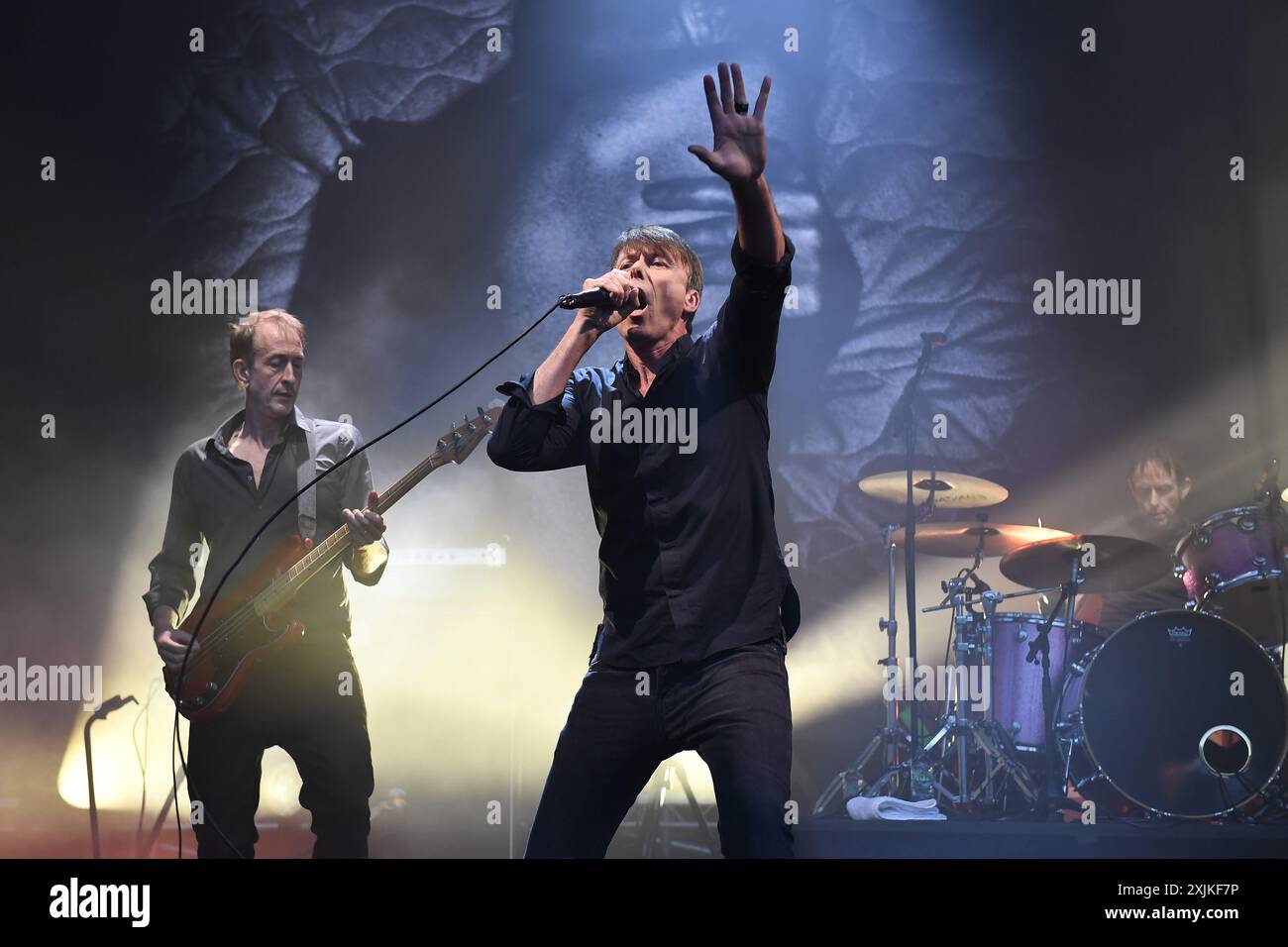 UK. 18th July, 2024. LONDON, ENGLAND - JULY 18: Mat Osman, Brett ...