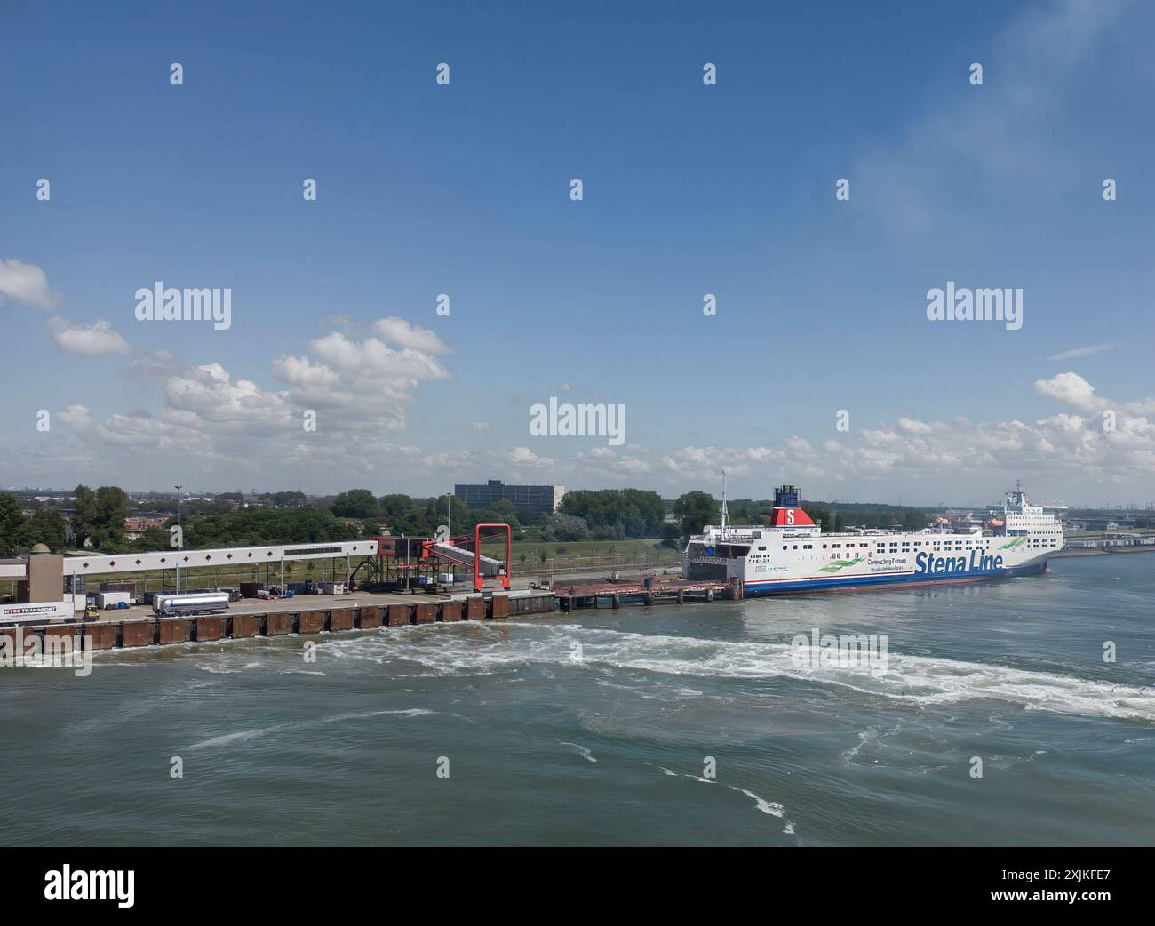 The passenger ferry port at Hook of Holland, Netherlands Stock Photo ...