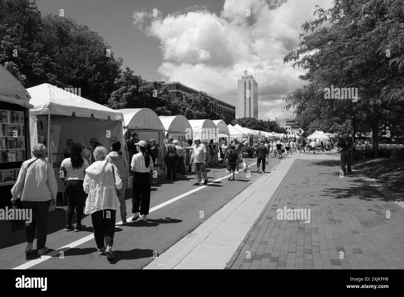 Street art festival Black and White Stock Photos & Images - Alamy