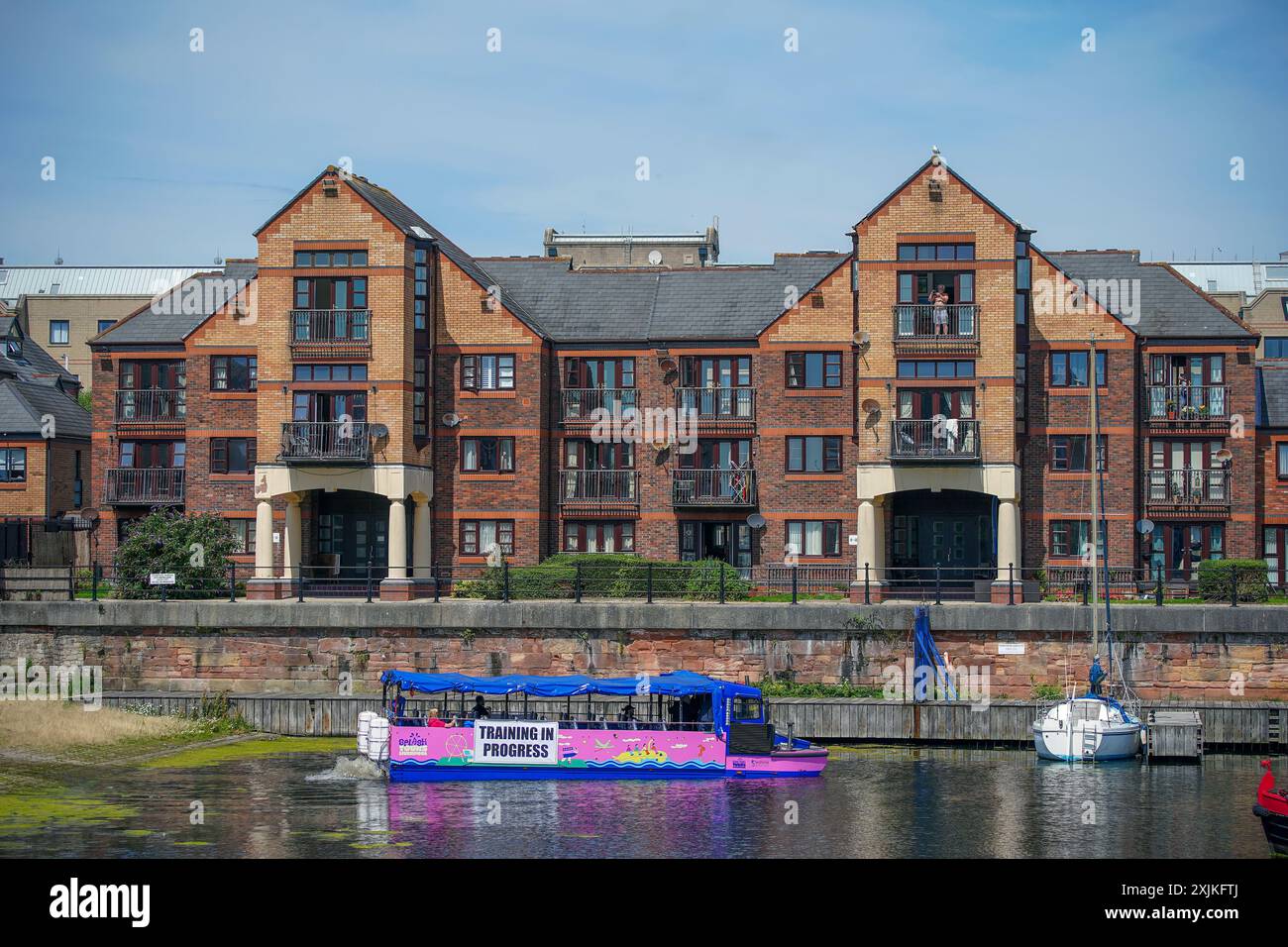 Testing ahead of the official launch of Splash Tours Liverpool. The 60 ...