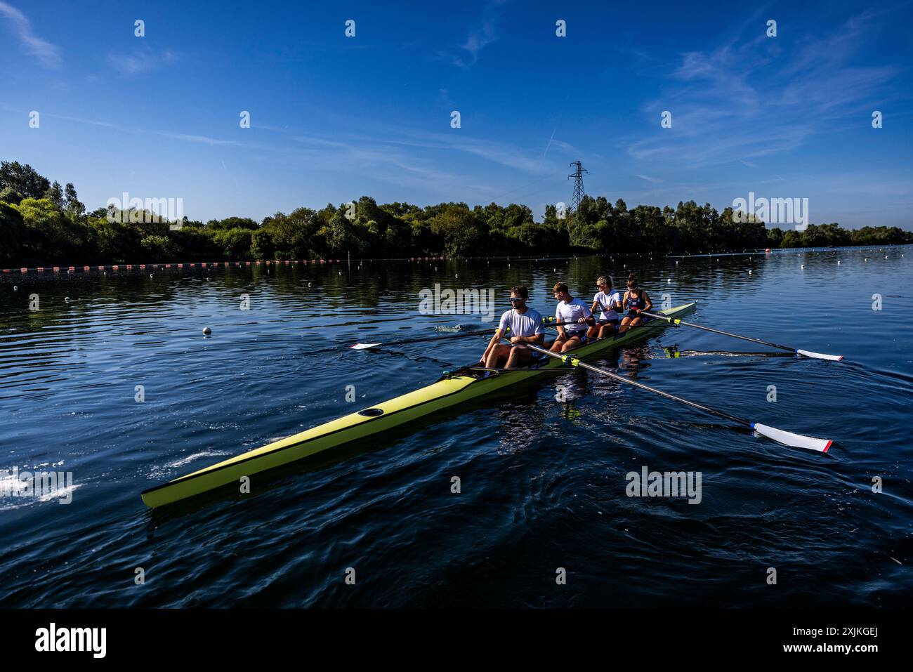Great Britain’s Paralympics PR3 Mixed coxed four (PR3 Mix4+) Ed Fuller ...