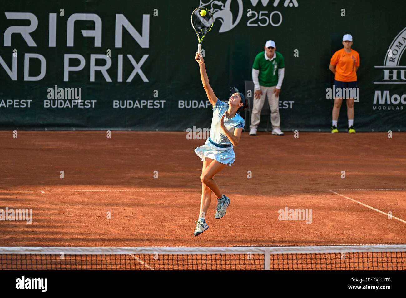 Anna Danilina (KAZ) playing duo with Irina Khromacheva during the ...