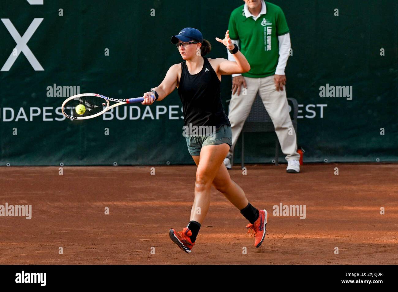 Christina Rosca (USA) playing duo with Isabelle Haverlag (NED) during ...