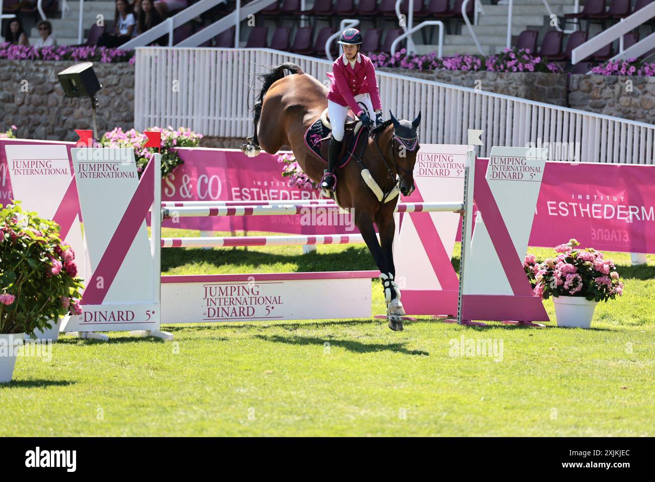 Kelly Collard-Bovy of Argentina with Lanciano Sp during the CSI1* Prix ...