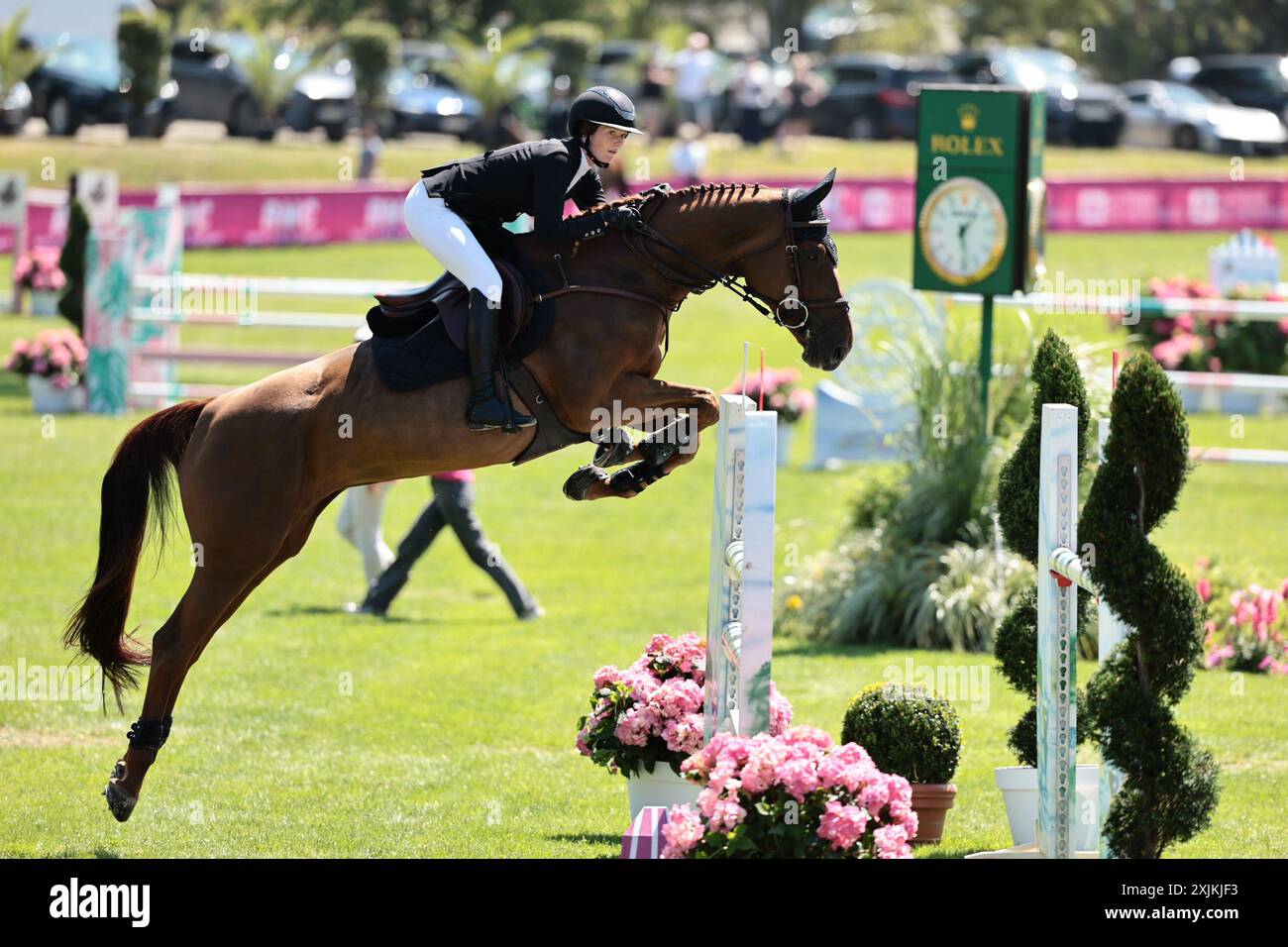 Ella Duffy of the United States with Sea Coast Naturele Van Het during ...