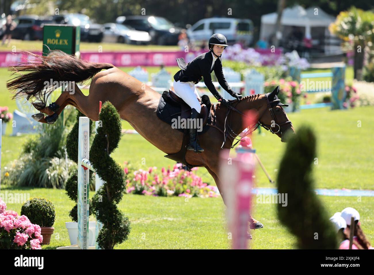 Ella Duffy of the United States with Sea Coast Naturele Van Het during ...