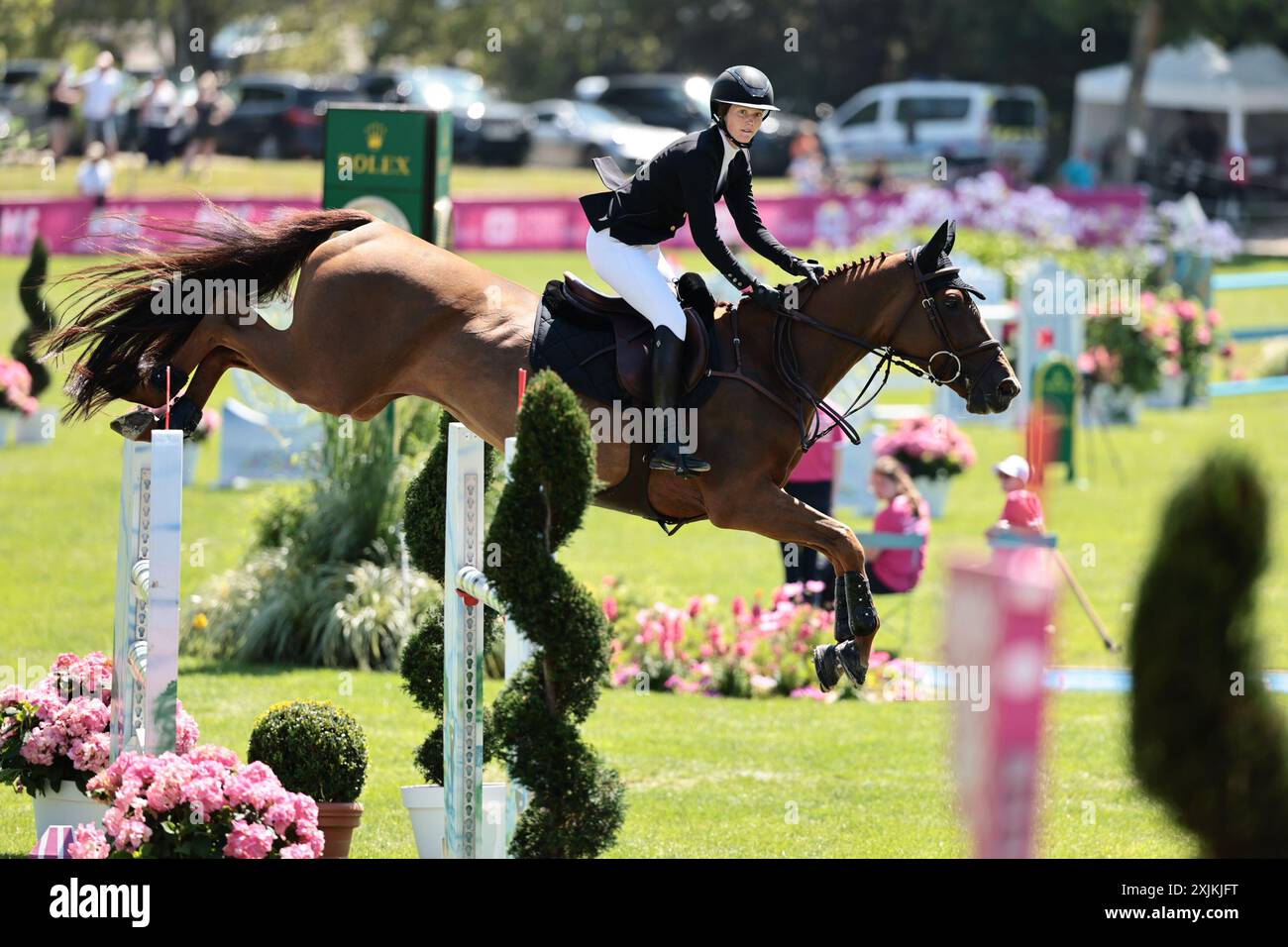 Ella Duffy of the United States with Sea Coast Naturele Van Het during ...