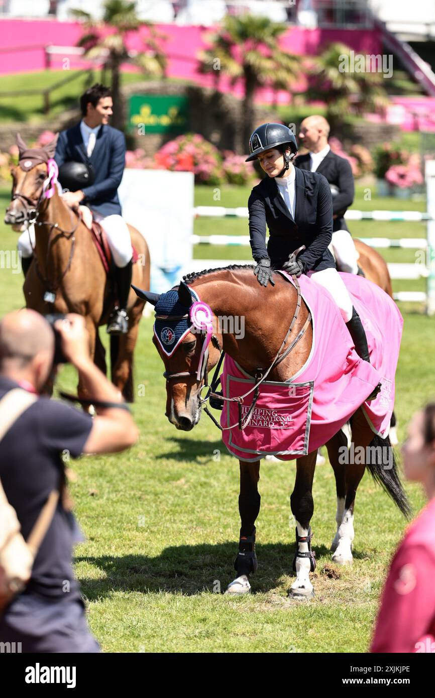 Maria Michel of Mexico during the price giving ceremony of the Prix ...