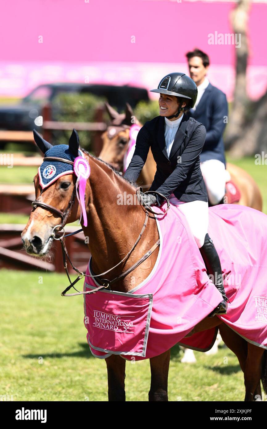 Maria Michel of Mexico during the price giving ceremony of the Prix ...