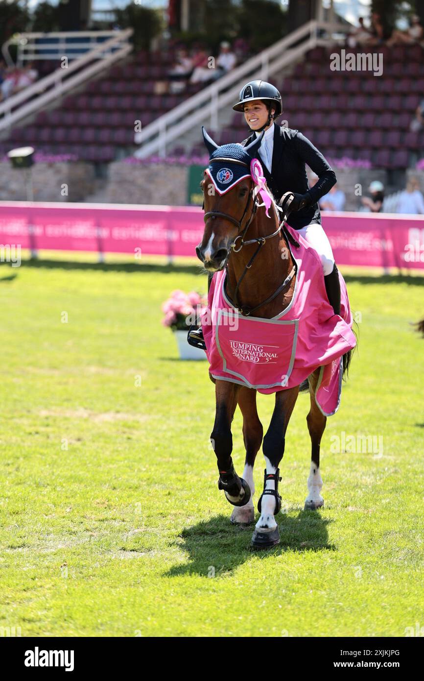 Maria Michel of Mexico during the price giving ceremony of the Prix ...