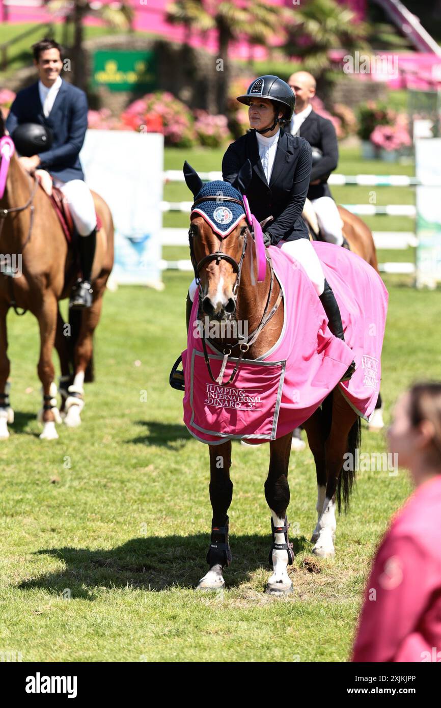 Maria Michel of Mexico during the price giving ceremony of the Prix ...