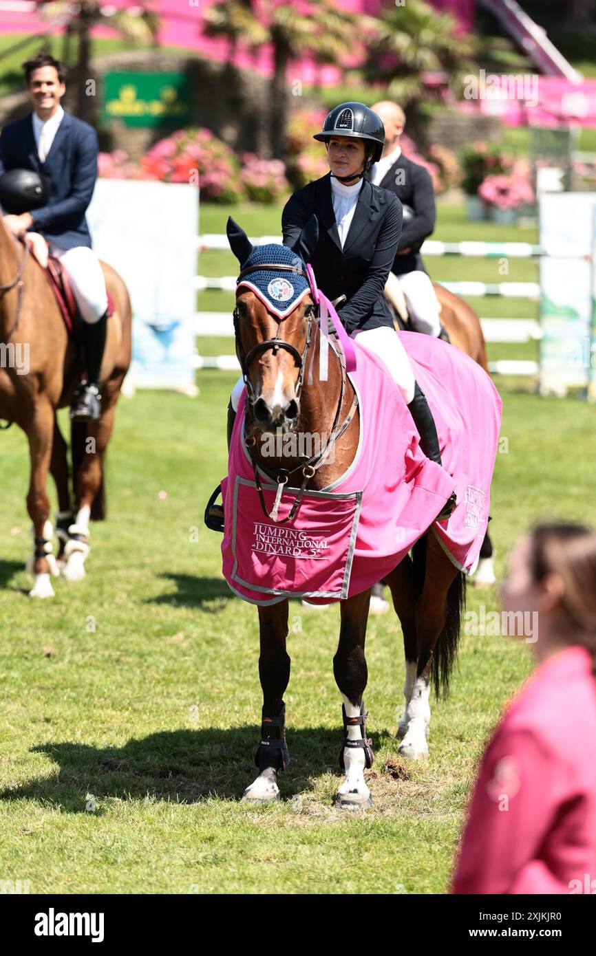 Maria Michel of Mexico during the price giving ceremony of the Prix ...