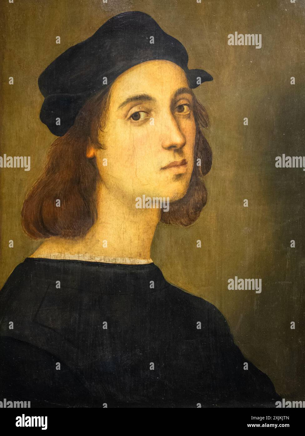 Self-portrait by Raffaello Sanzio known as Raffaello (1483-1520) 1506 ...