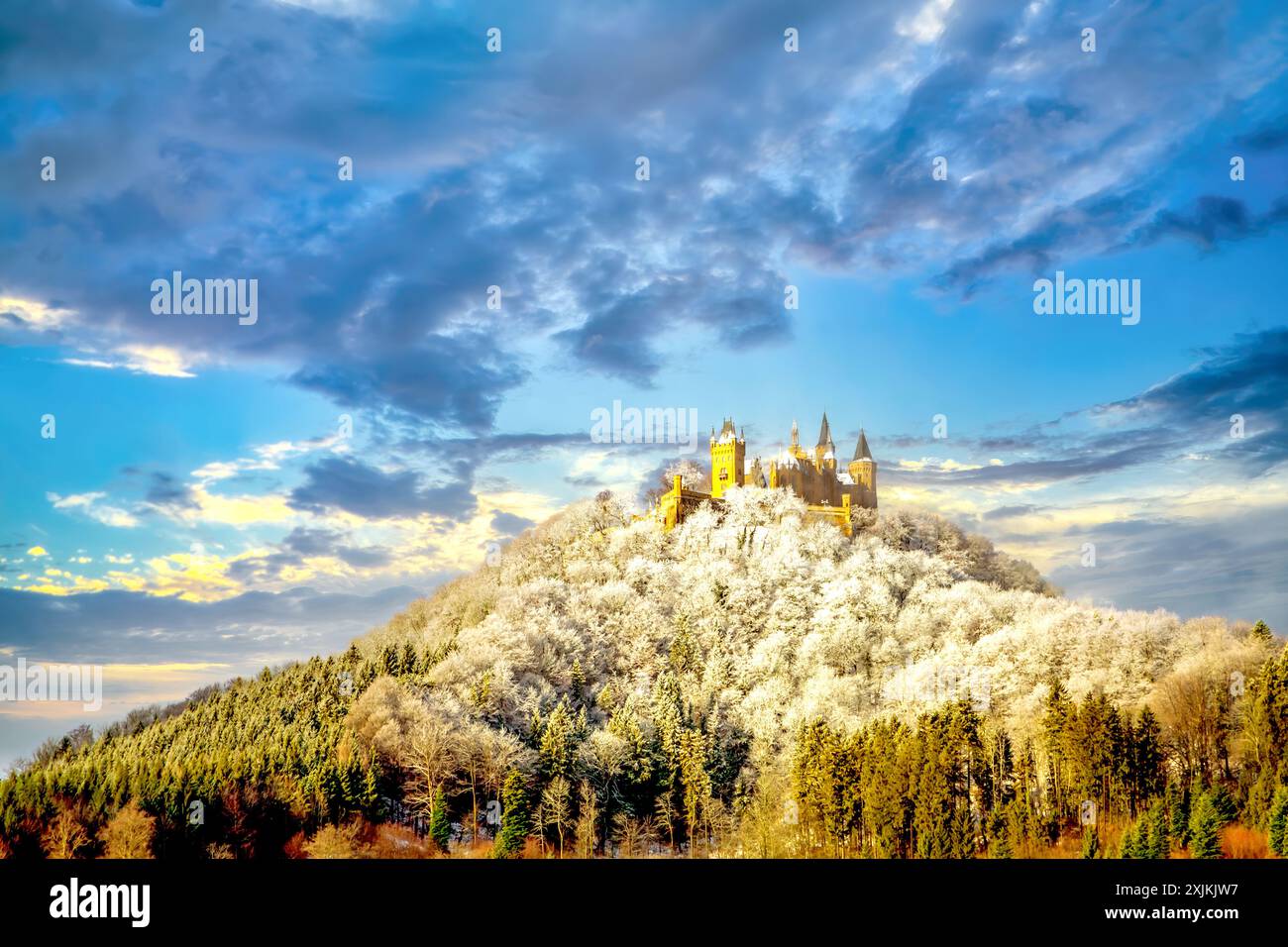 Landscape hohenzollern castle on hi-res stock photography and images ...