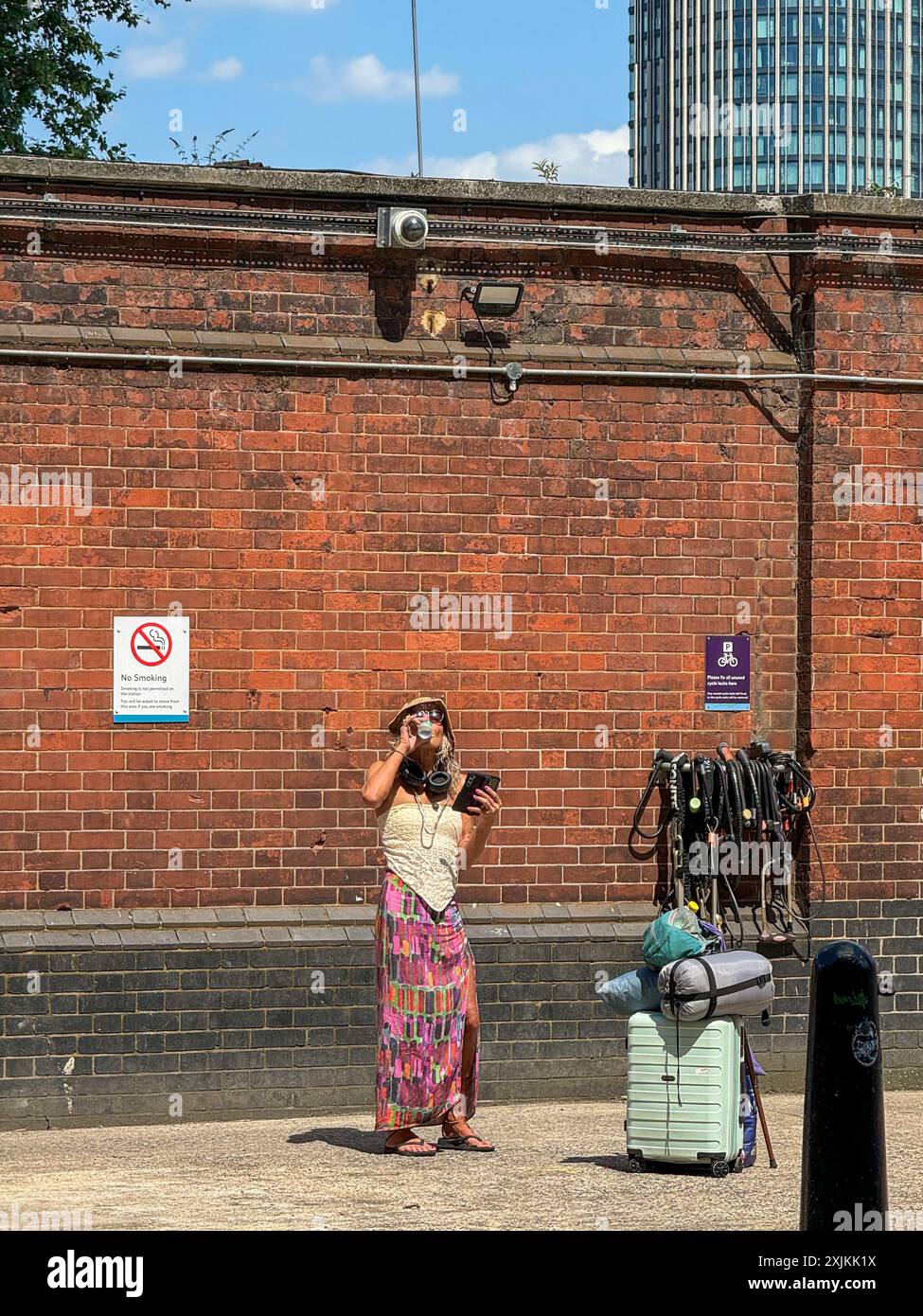 Waterloo Station, London. 19th July 2024. The hottest day of the year ...