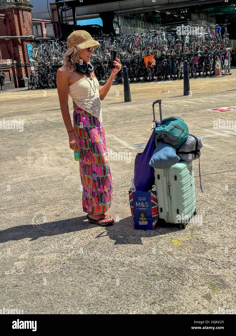Waterloo Station, London. 19th July 2024. The hottest day of the year ...