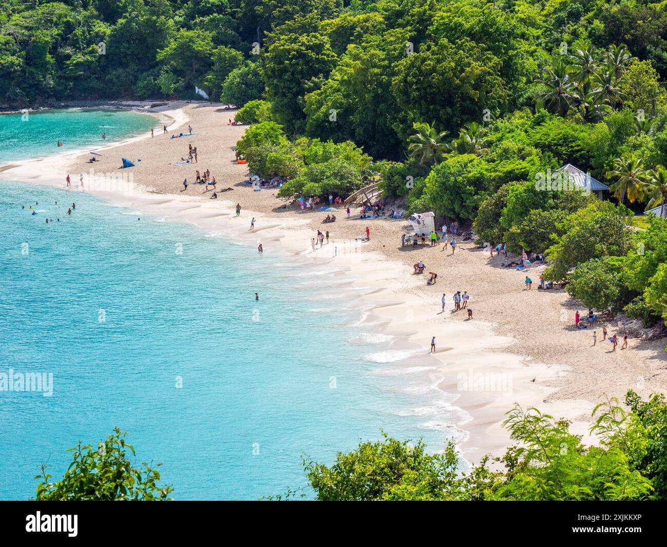 Trunk Bay in the Virgin Islands National Park on the island of St John ...