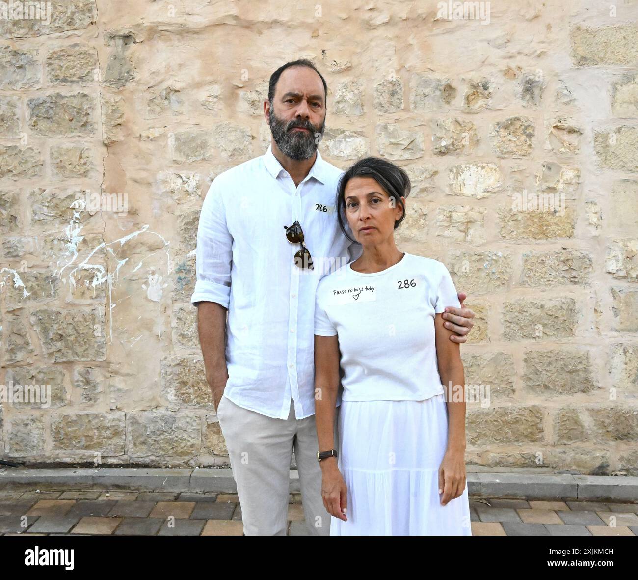 Jon Polin and Rachel Goldberg-Polin, the parents of American-Israeli ...