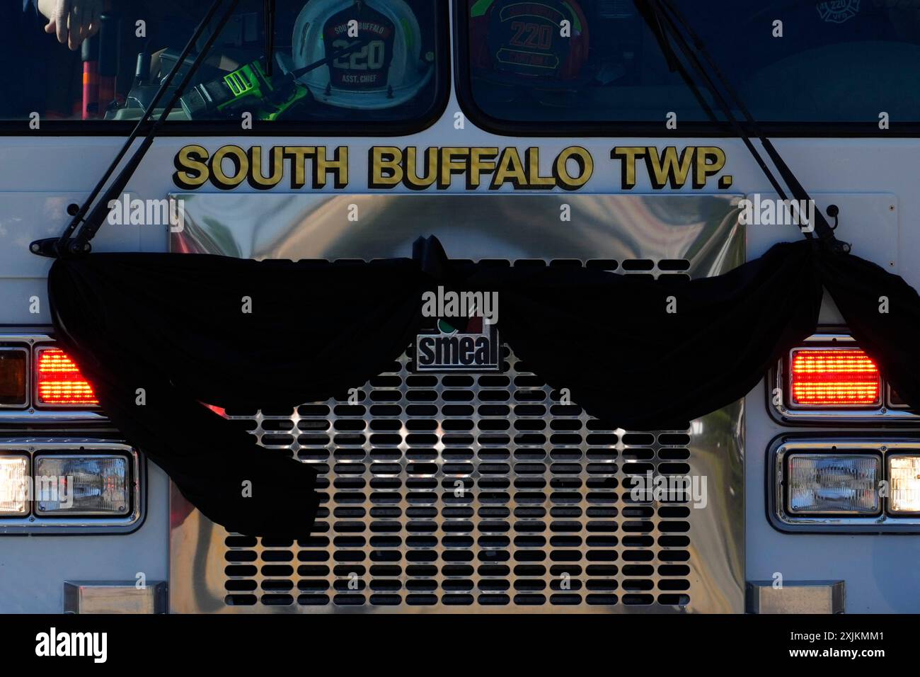 The funeral procession for Corey Comperatore passes, Friday, July 19 ...