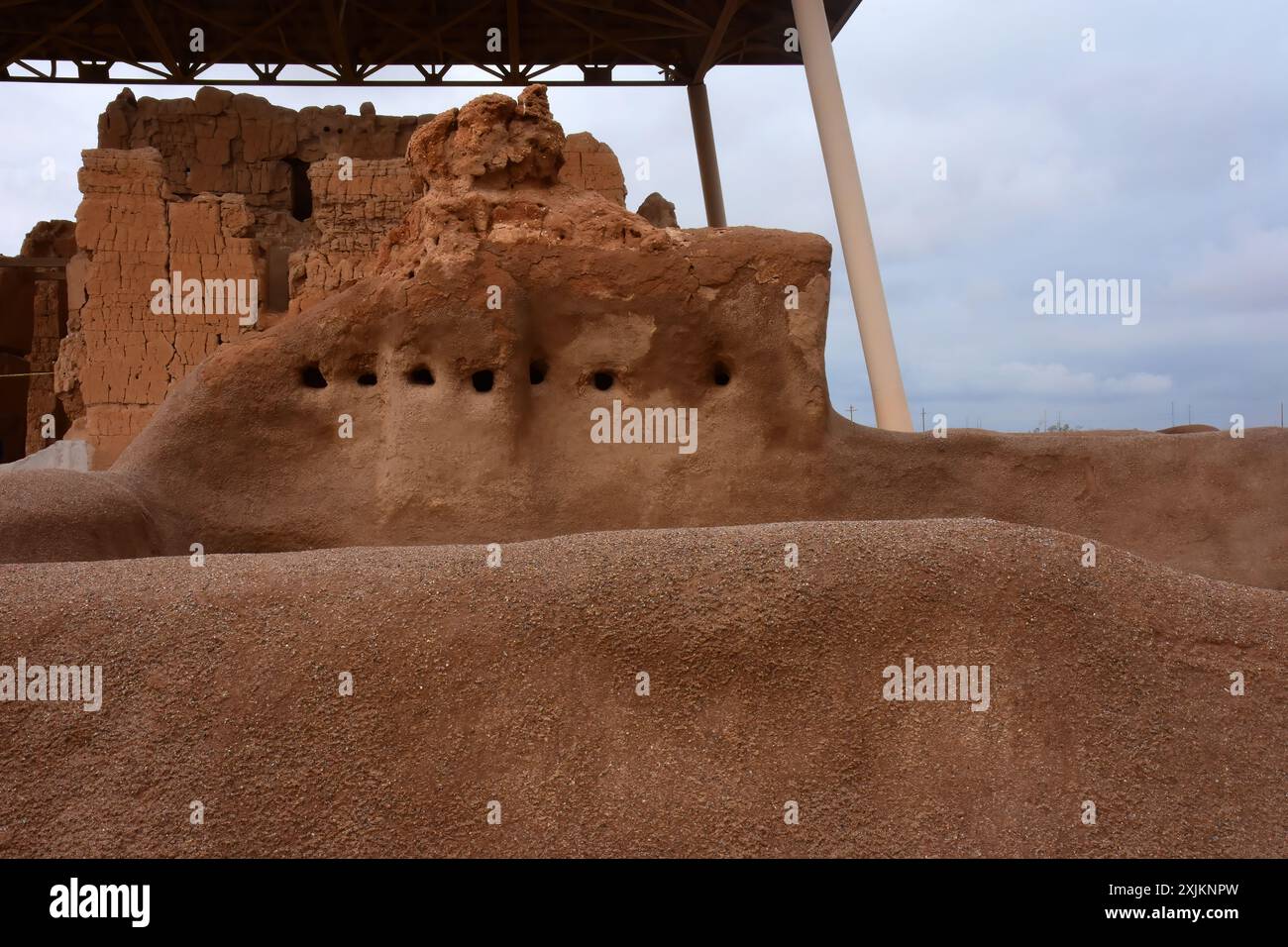 Ancient Casa Grande Ruins National Monument of the Pre-columbian ...