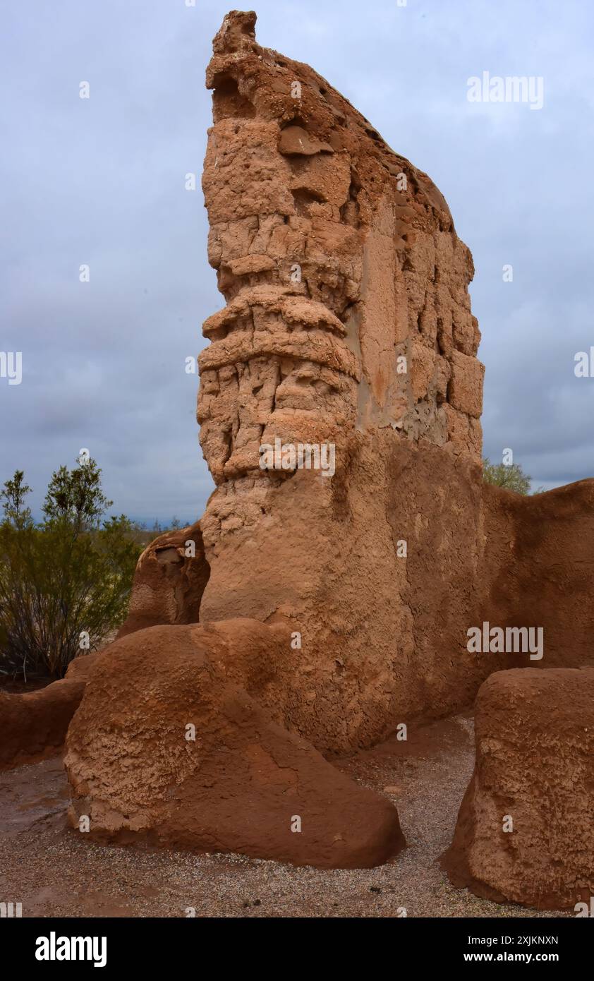 Ancient Casa Grande Ruins National Monument of the Pre-columbian ...