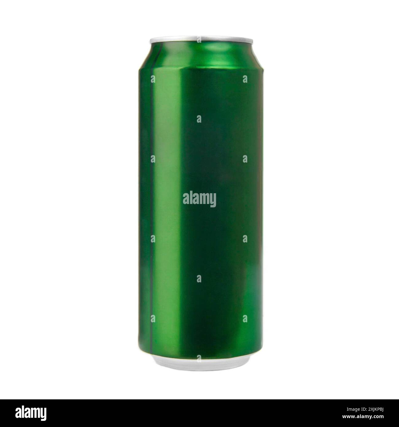 Green aluminum can isolated on white. Photo Stock Photo - Alamy