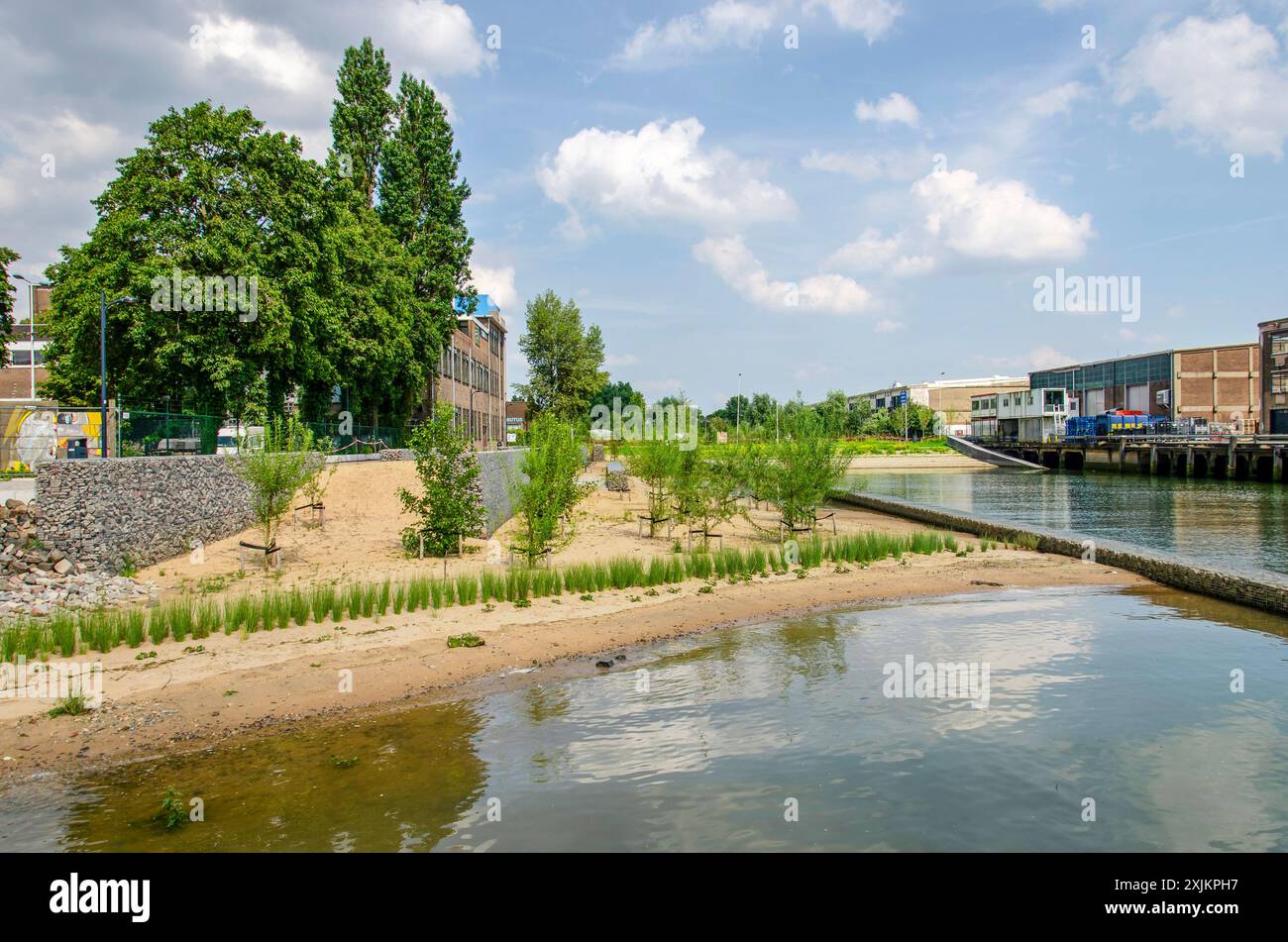 Rotterdam, The Netherlands, July 18, 2024: the newly completed tidal ...